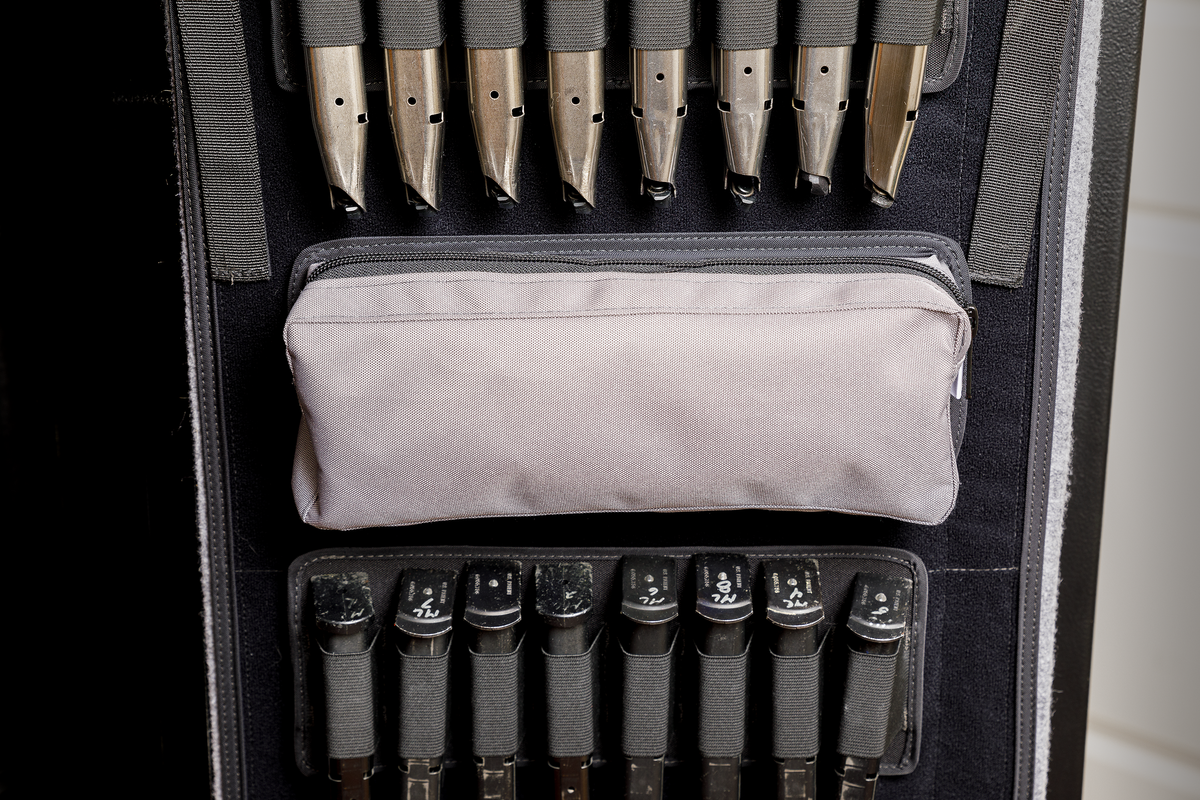 Gun Safe Organization With Zip Pocket | S3 Range Cart – S3 RANGE CARTS